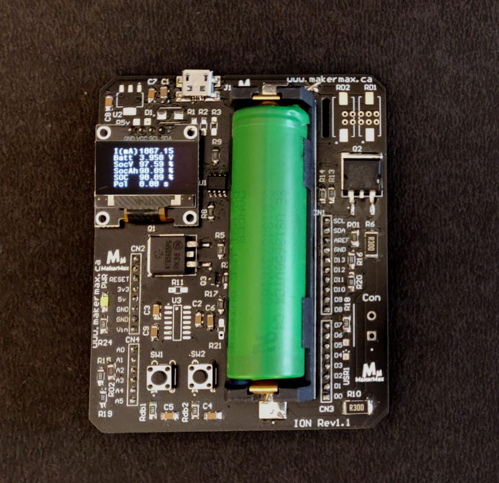Lithium ion charger discharger and analyzer board - Makermax Inc.
